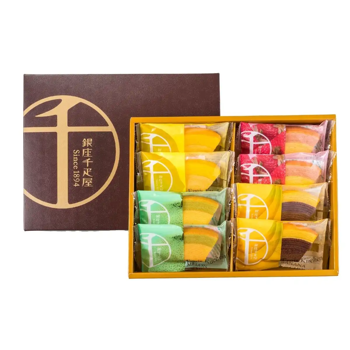 銀座千疋屋銀座 フルーツクーヘン8個＜PGS－163＞ ※メーカー直送品｜ギフトプラザオンライン